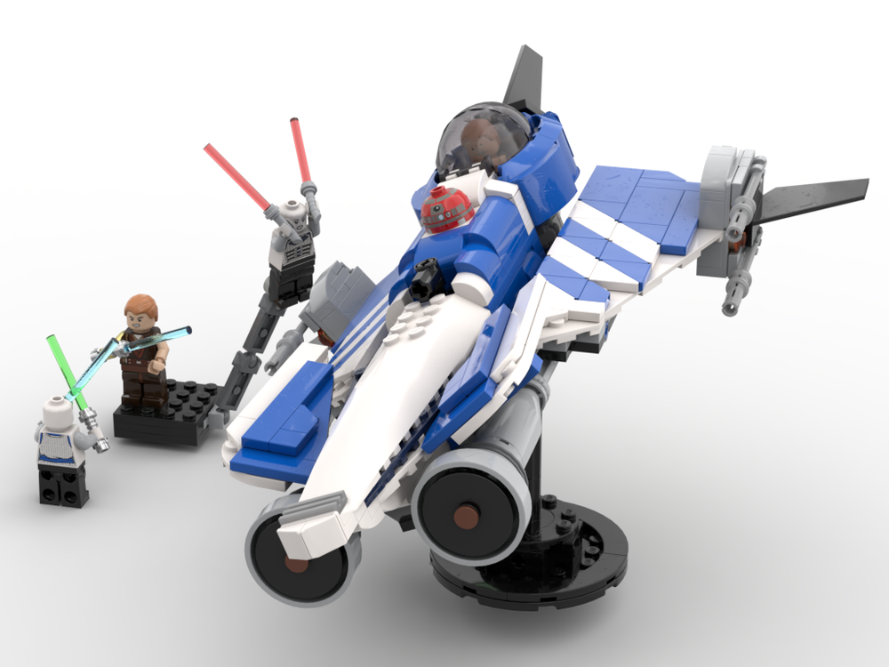 LEGO MOC Anakin Skywalker's Azure Angel Modified Delta-7 Aethersprite ...