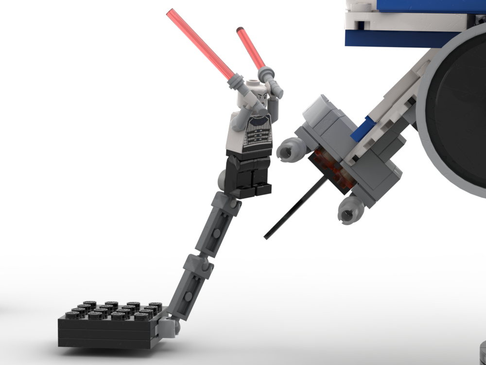 LEGO MOC Anakin Skywalker's Azure Angel Modified Delta-7 Aethersprite ...