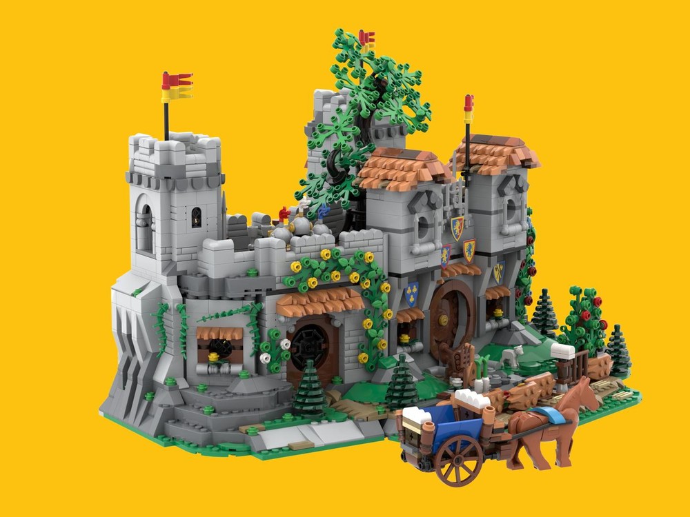 LEGO MOC Fortified Shire - 10305 Lion Knights' Castle Alternative Build ...