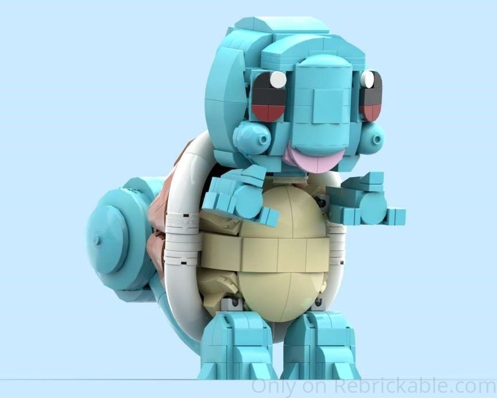 LEGO MOC Squirtle by Brickdusa | Rebrickable - Build with LEGO