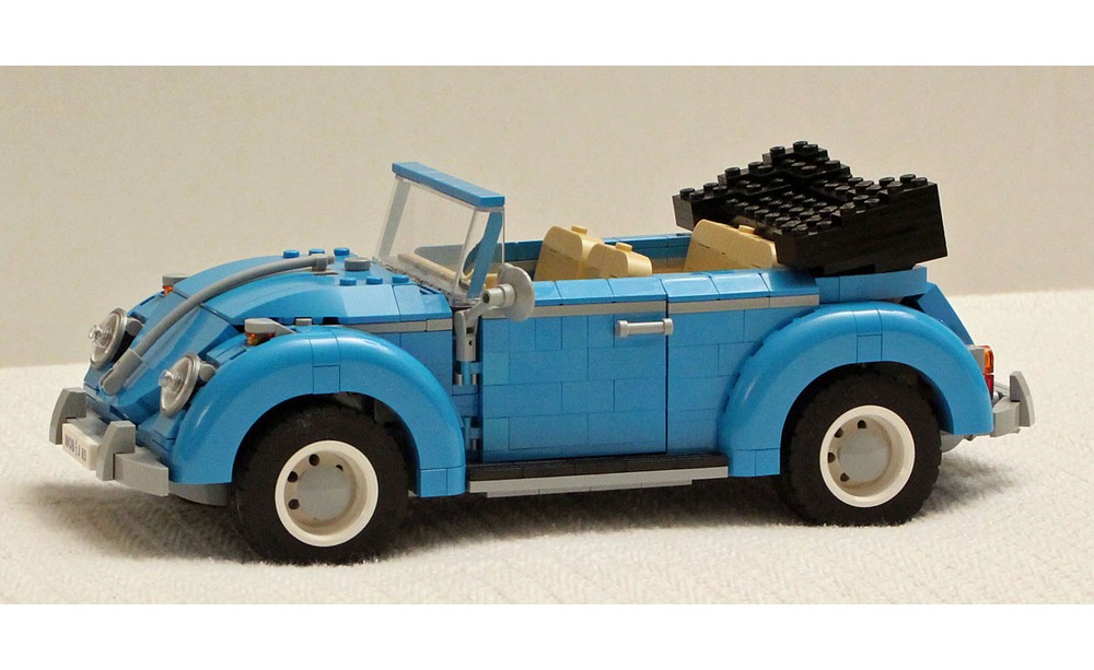 LEGO MOC VW Beetle Cabrio by fgee | Rebrickable - Build with LEGO