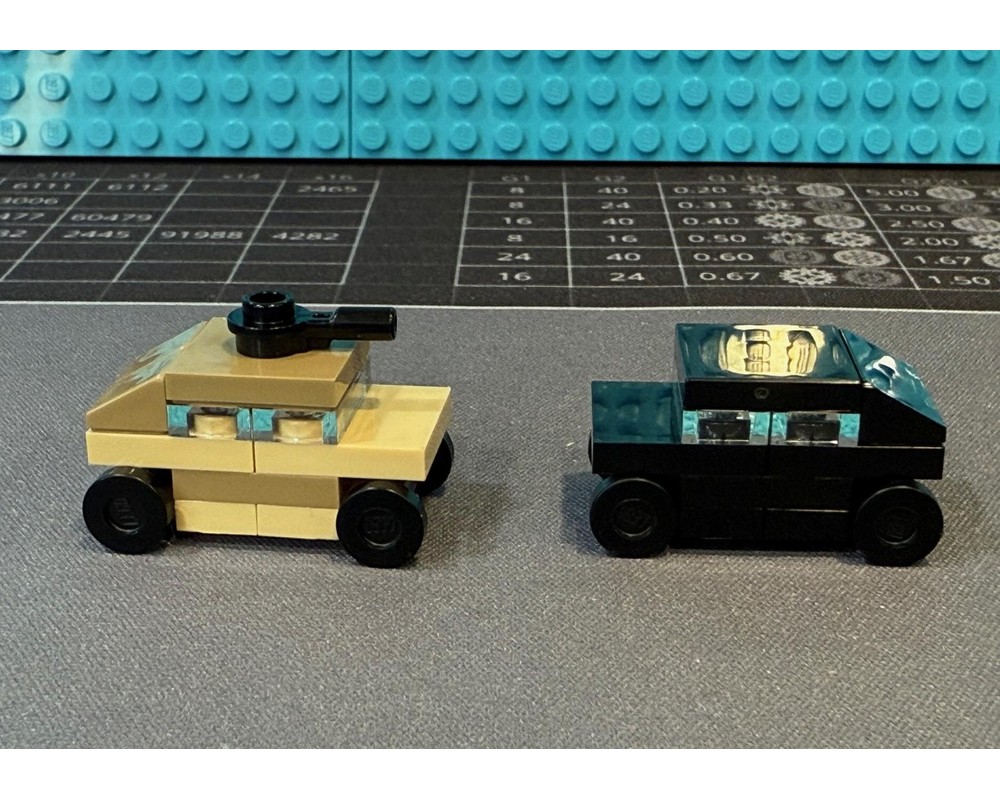 LEGO MOC Micro scale Hummer / Humvee by medleyj | Rebrickable - Build ...