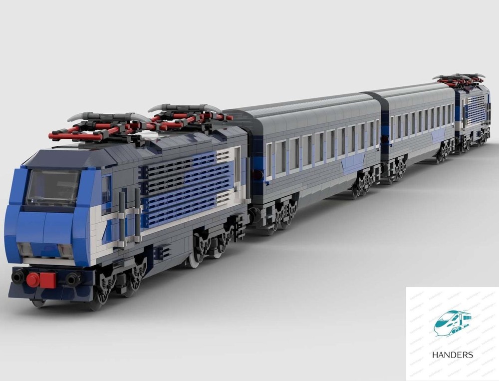 LEGO MOC-222575 Italian Inter City Notturno Train by Handers ...