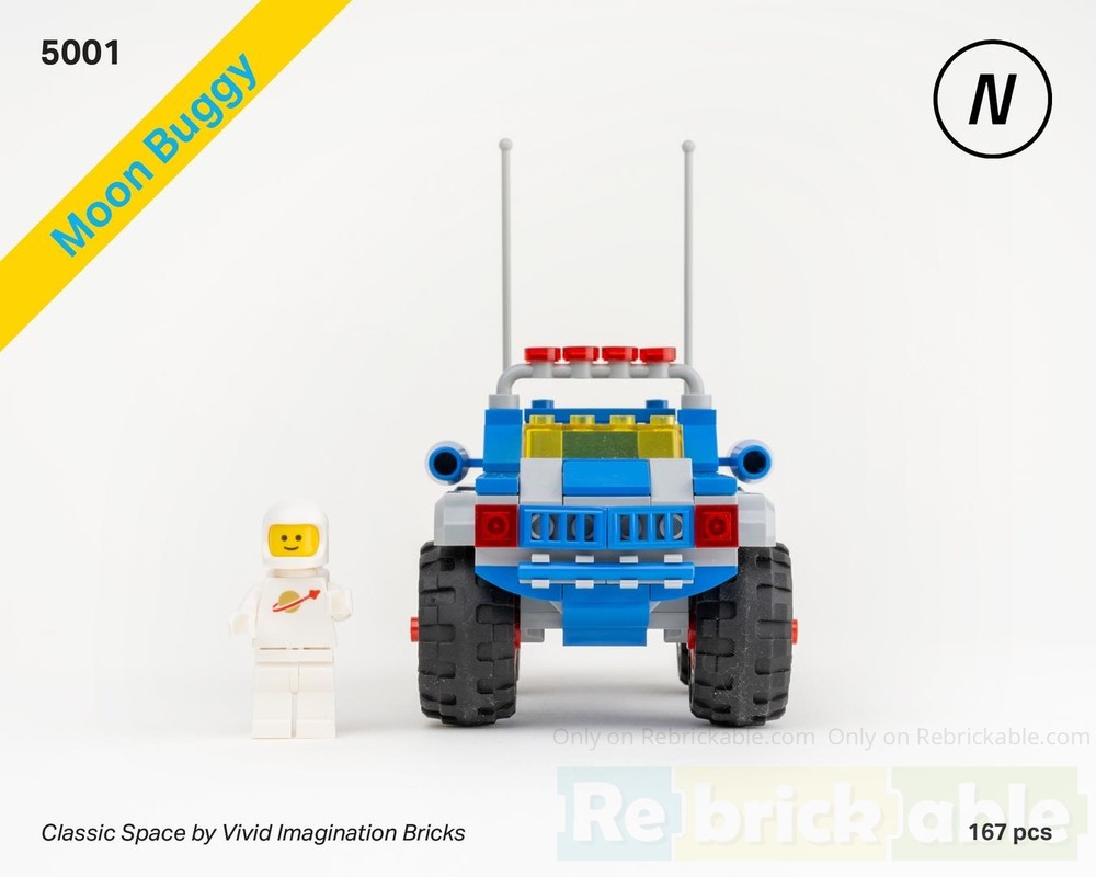 LEGO MOC Moon Buggy 5001 by Vivid Imagination Bricks | Rebrickable ...