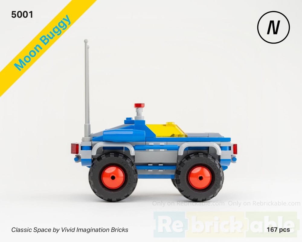 LEGO MOC Moon Buggy 5001 by Vivid Imagination Bricks | Rebrickable ...