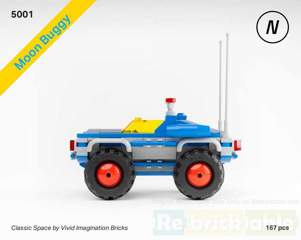 LEGO MOC Moon Buggy 5001 by Vivid Imagination Bricks | Rebrickable ...