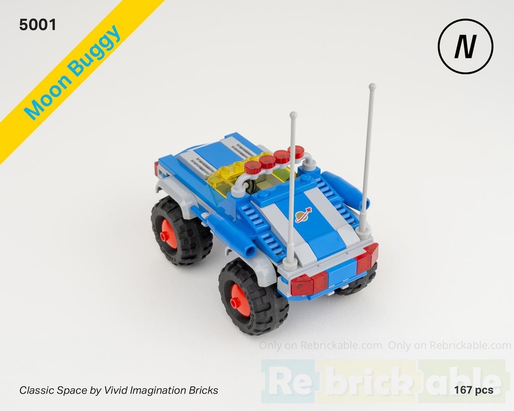 LEGO MOC Moon Buggy 5001 by Vivid Imagination Bricks | Rebrickable ...