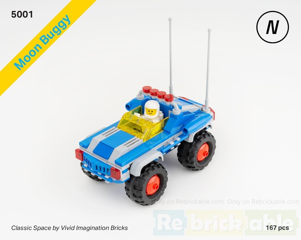 LEGO MOC Moon Buggy 5001 by Vivid Imagination Bricks | Rebrickable ...