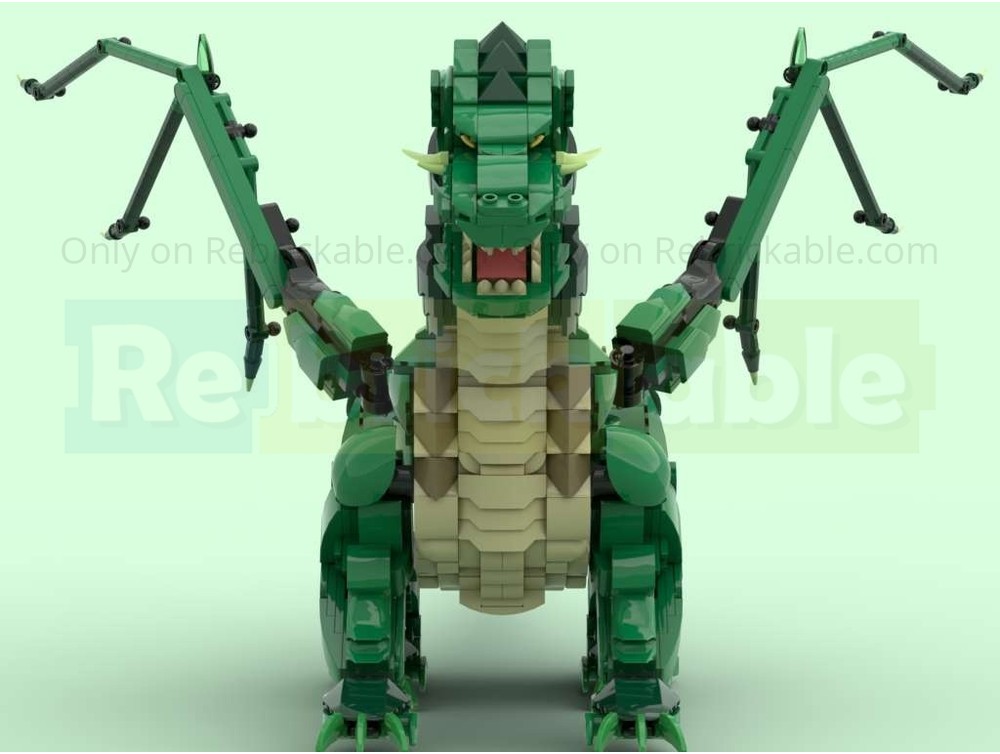 LEGO MOC-222584 Green Dragon (Chlorine Gas) by Phoenix_bricks ...