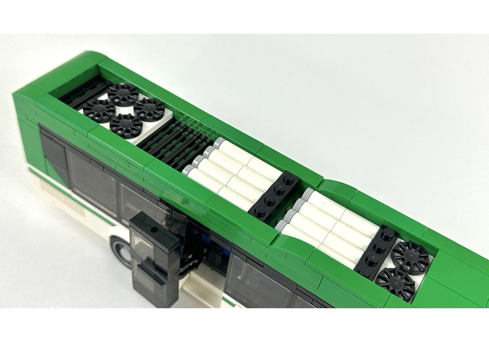 LEGO MOC Hydrogen City Bus by wooootles | Rebrickable - Build with LEGO