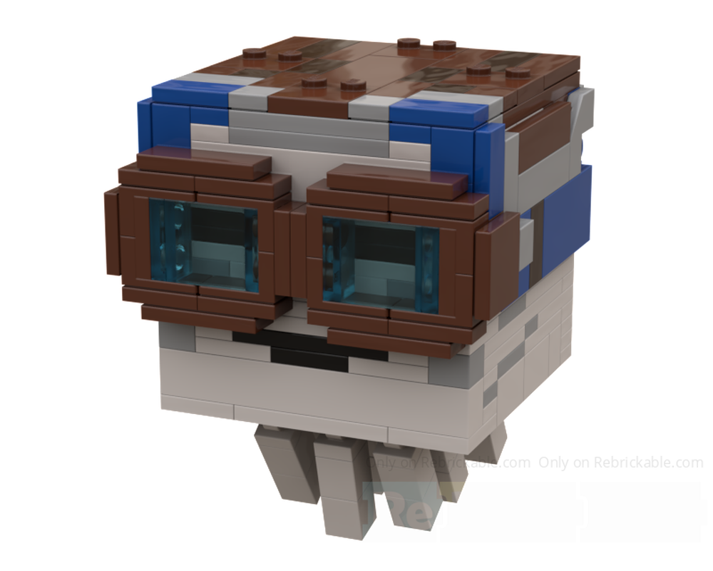 LEGO MOC-222618 Happy Ghast with Harness by TheBrickOfBobaFett ...