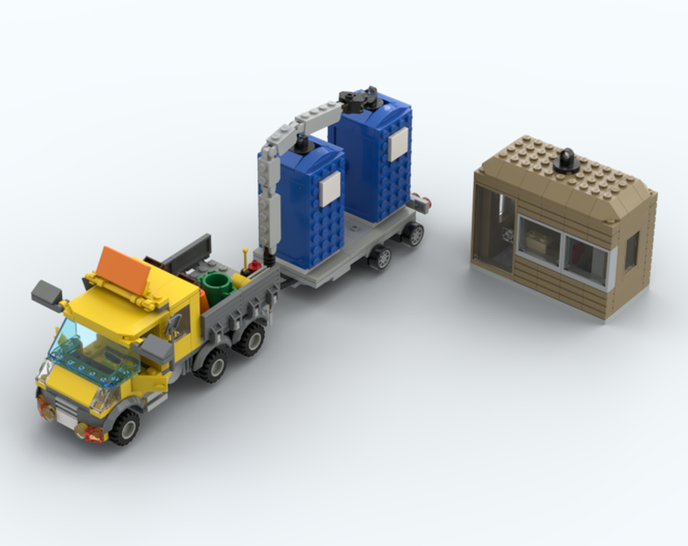 LEGO MOC Service truck remake (60073) by Misser | Rebrickable - Build ...