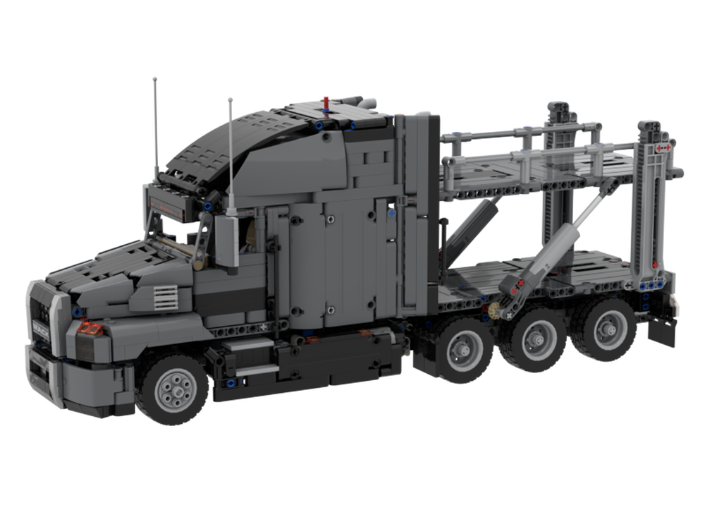 LEGO MOC Mack Transporter Powered Up RC by LozCool | Rebrickable ...