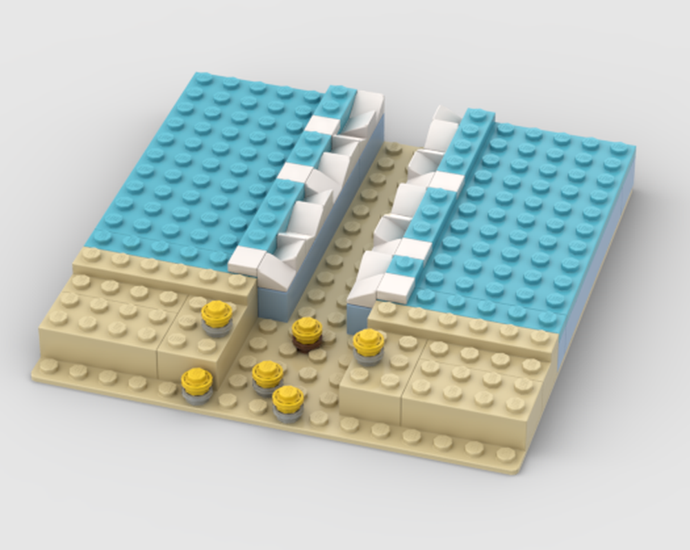 LEGO MOC Moses parting the Red Sea by grounded4bricks | Rebrickable ...