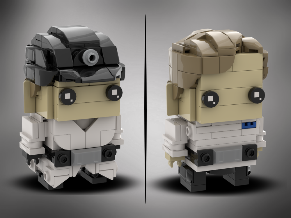 LEGO MOC Dedra Meero Brickheadz by Ant0noo | Rebrickable - Build with LEGO