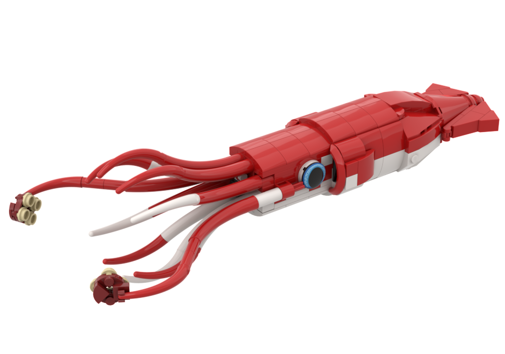 LEGO MOC Giant Squid (Architeuthis dux) by OrchardBuilds | Rebrickable ...