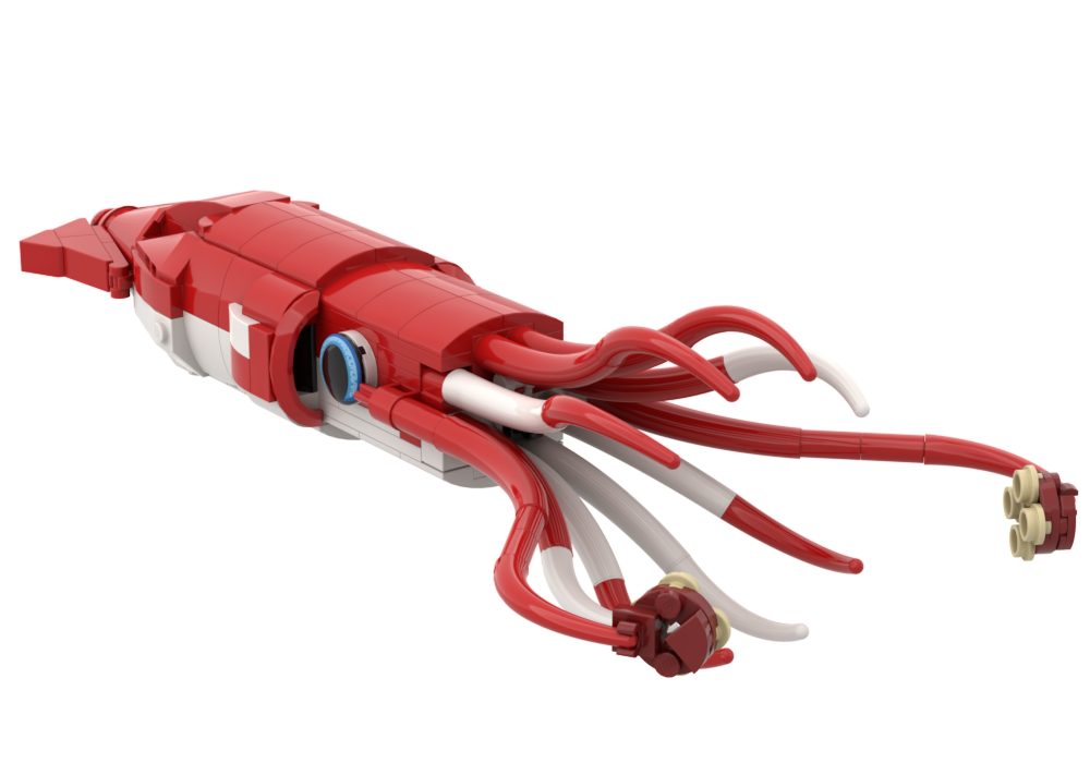 LEGO MOC Giant Squid (Architeuthis dux) by OrchardBuilds | Rebrickable ...