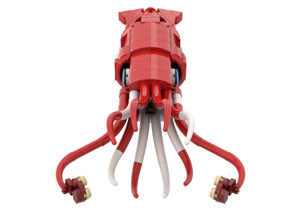 LEGO MOC Giant Squid (Architeuthis dux) by OrchardBuilds | Rebrickable ...