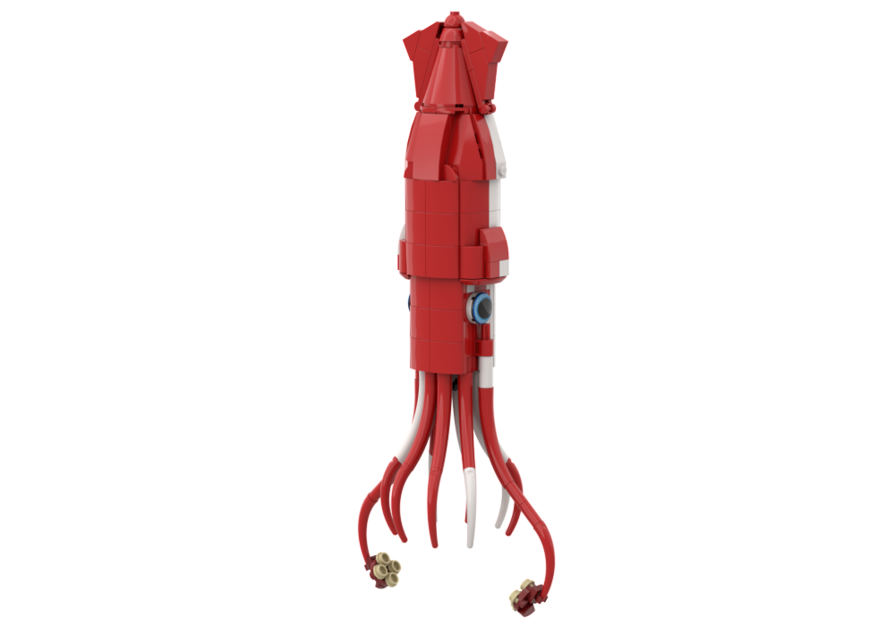 LEGO MOC Giant Squid (Architeuthis dux) by OrchardBuilds | Rebrickable ...