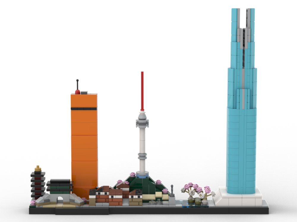 LEGO MOC-222658 Seoul Skyline by bricks_with_sunny | Rebrickable ...
