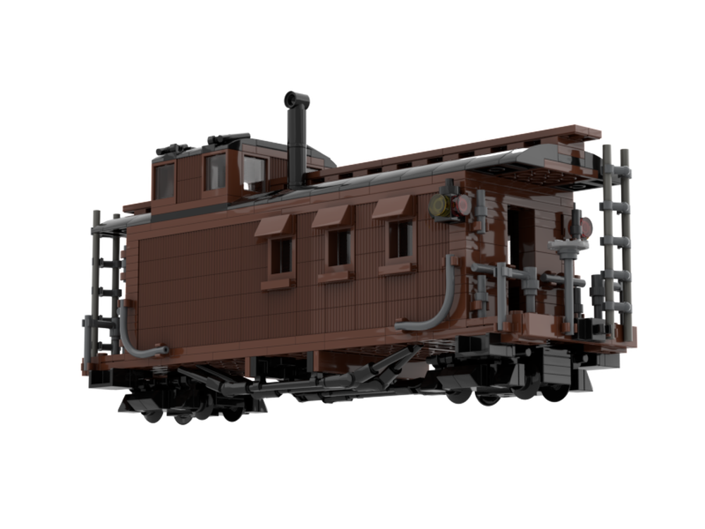 LEGO MOC-222690 D&RGW Narrow Gauge Caboose by SteamedUpBricks ...