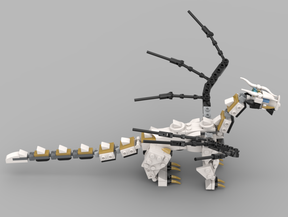 LEGO MOC Wu's Battle Dragon Wings and head upgrade by THEZEXNEO ...