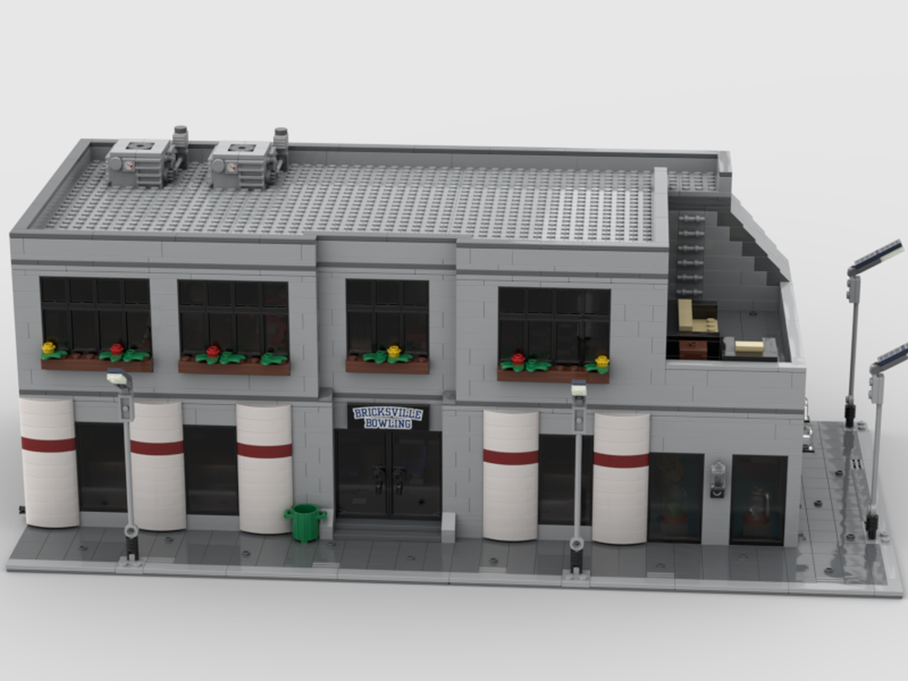 LEGO MOC Bowling Alley Modular by Jhalstead | Rebrickable - Build with LEGO