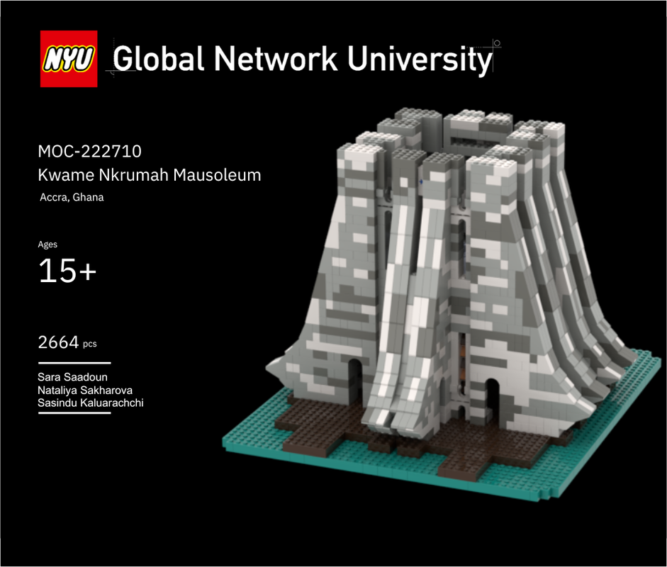 LEGO MOC-222710 Kwame Nkrumah Mausoleum by ns6240 | Rebrickable - Build ...