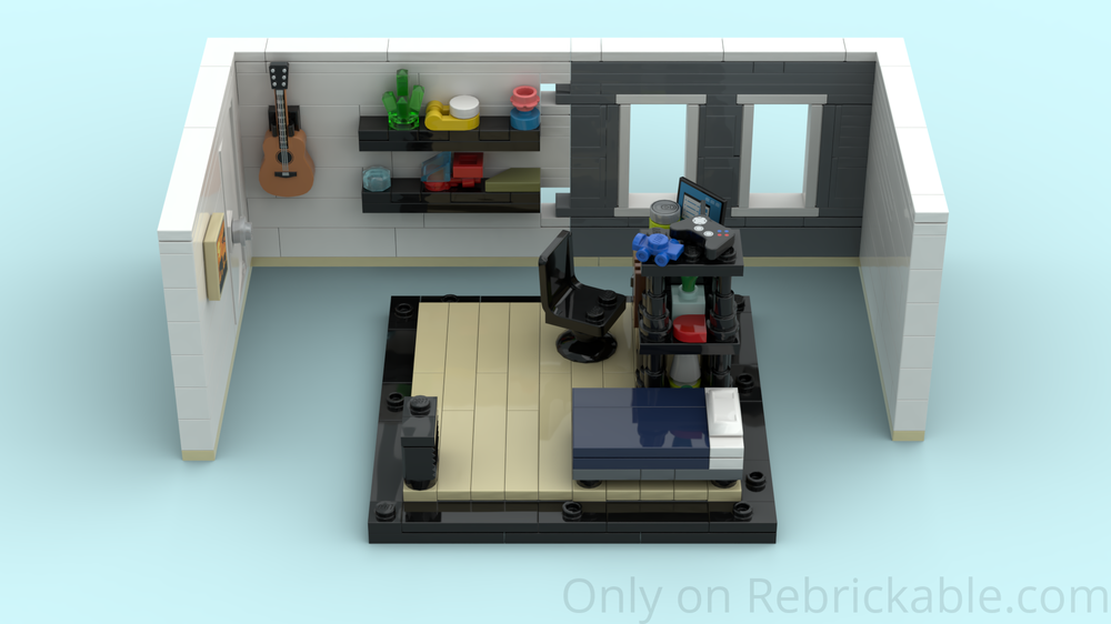 LEGO MOC Ordinary Room by CreatorOfBoxes | Rebrickable - Build with LEGO