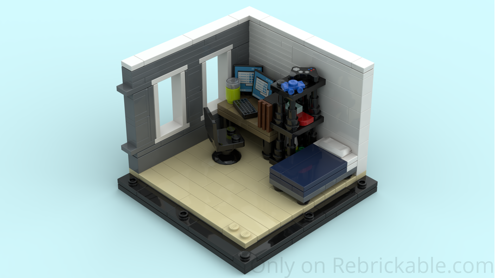 LEGO MOC Ordinary Room by CreatorOfBoxes | Rebrickable - Build with LEGO