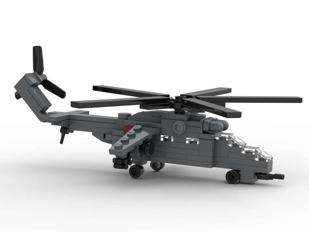 LEGO MOC-222722 Mil Mi-24 - Hind (1/110scale) by Vincent W ...
