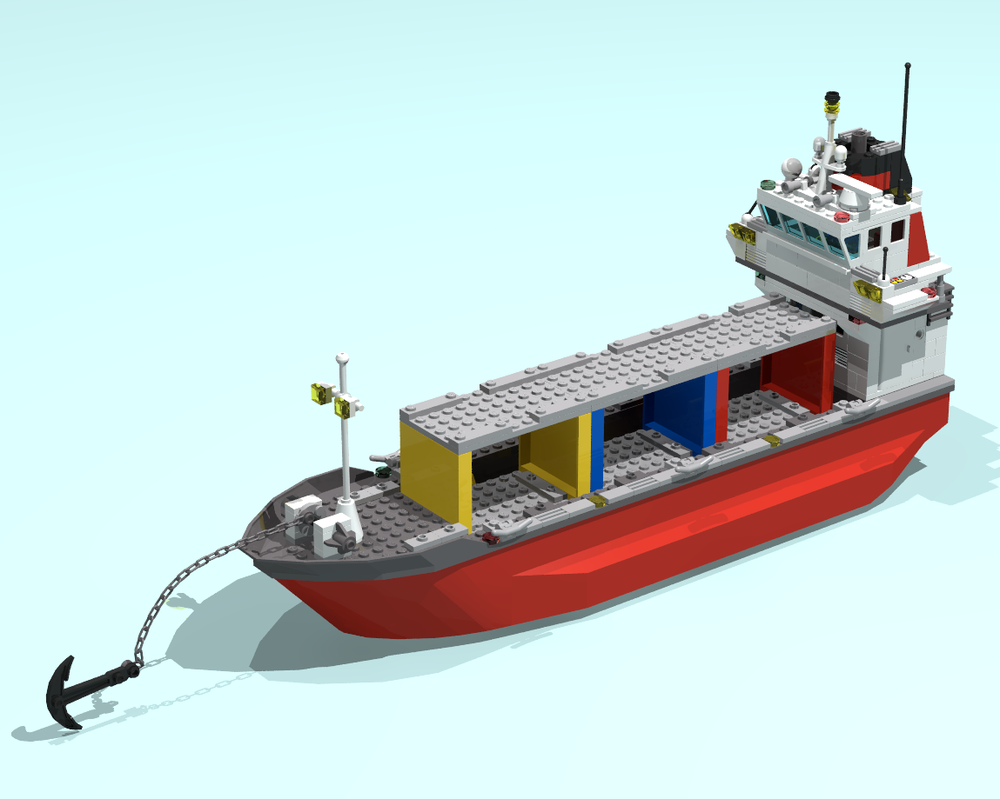 LEGO MOC Container Ship by NottaCadmonkey | Rebrickable - Build with LEGO