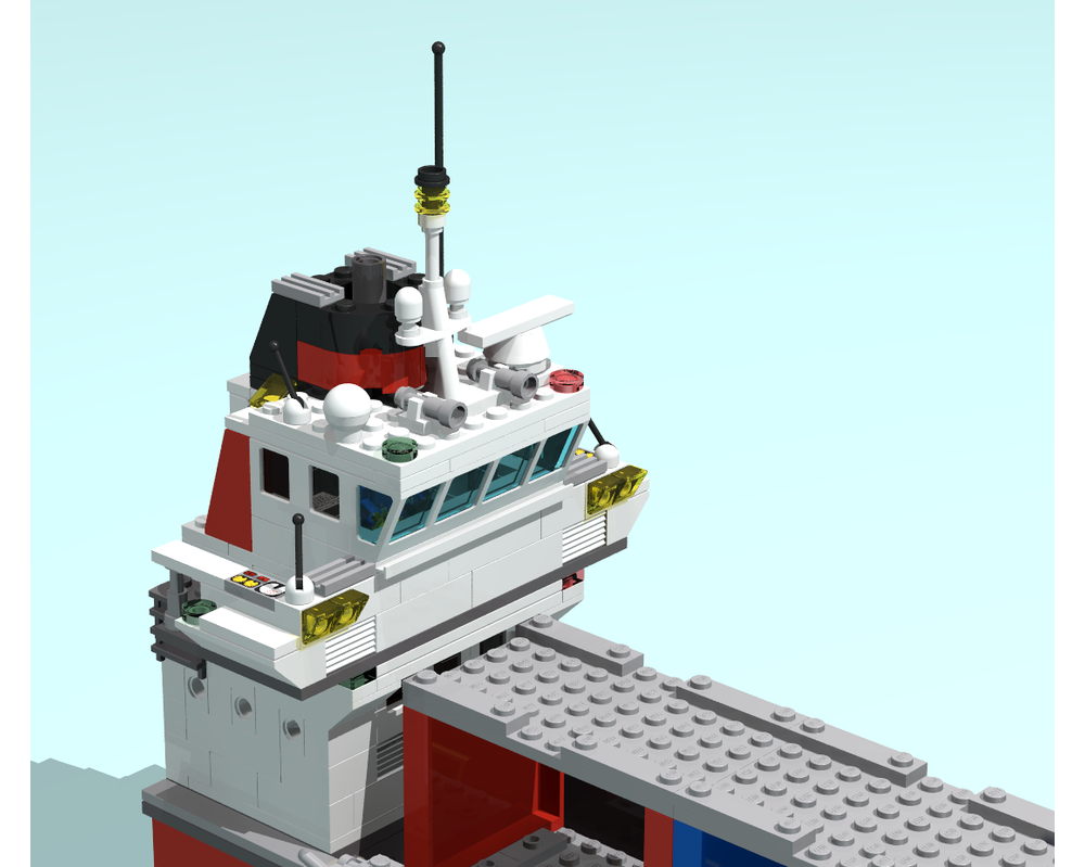LEGO MOC Container Ship by NottaCadmonkey | Rebrickable - Build with LEGO