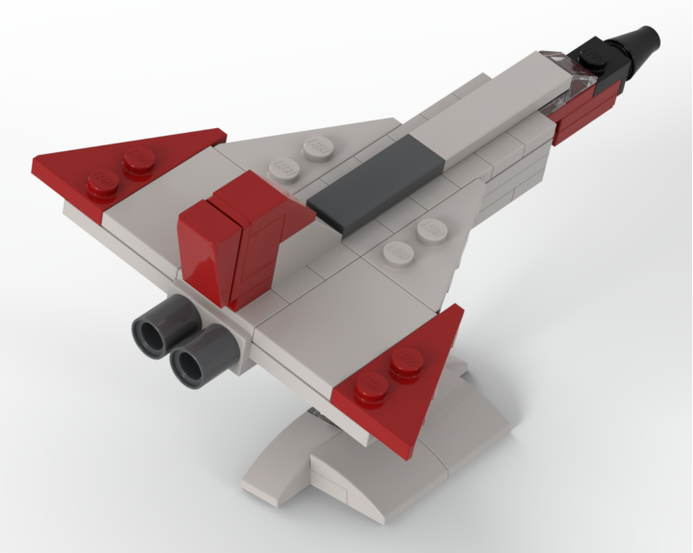 LEGO MOC Avro Arrow CF-105 Microscale by Paulmanaitor | Rebrickable ...