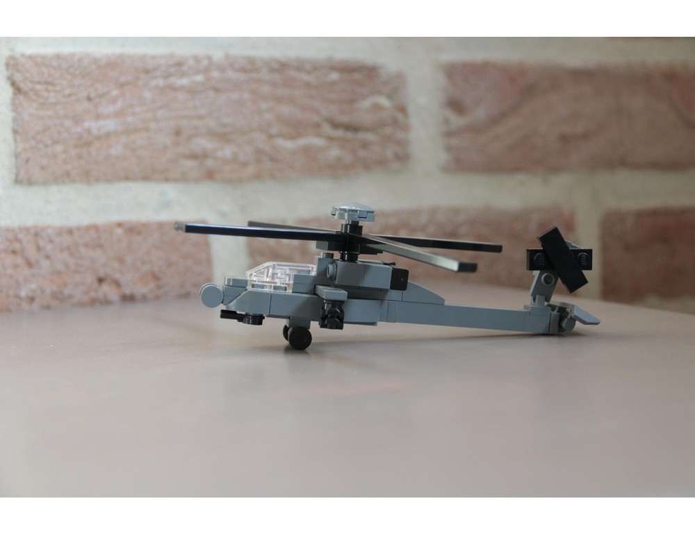 LEGO MOC AH-64 Apache (1/110 scale) by Vincent W | Rebrickable - Build ...