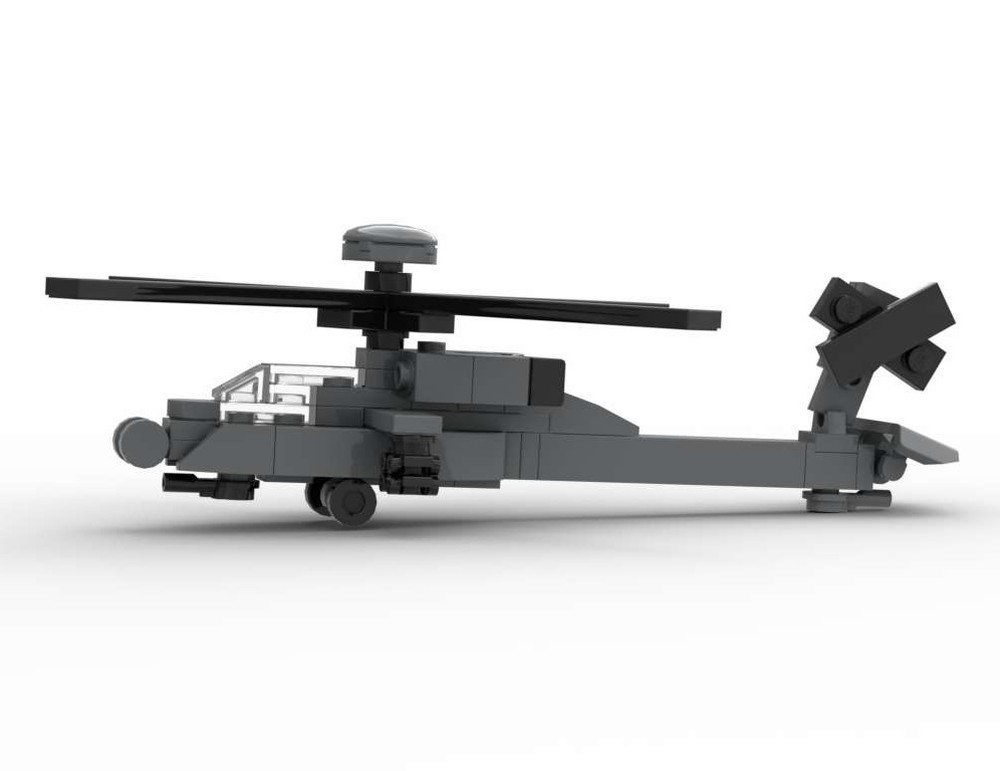LEGO MOC AH-64 Apache (1/110 scale) by Vincent W | Rebrickable - Build ...