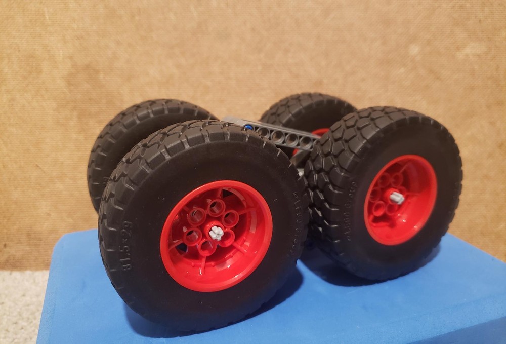 LEGO MOC Full Wheel Drive Pull Back Flip Car by JolLego | Rebrickable ...