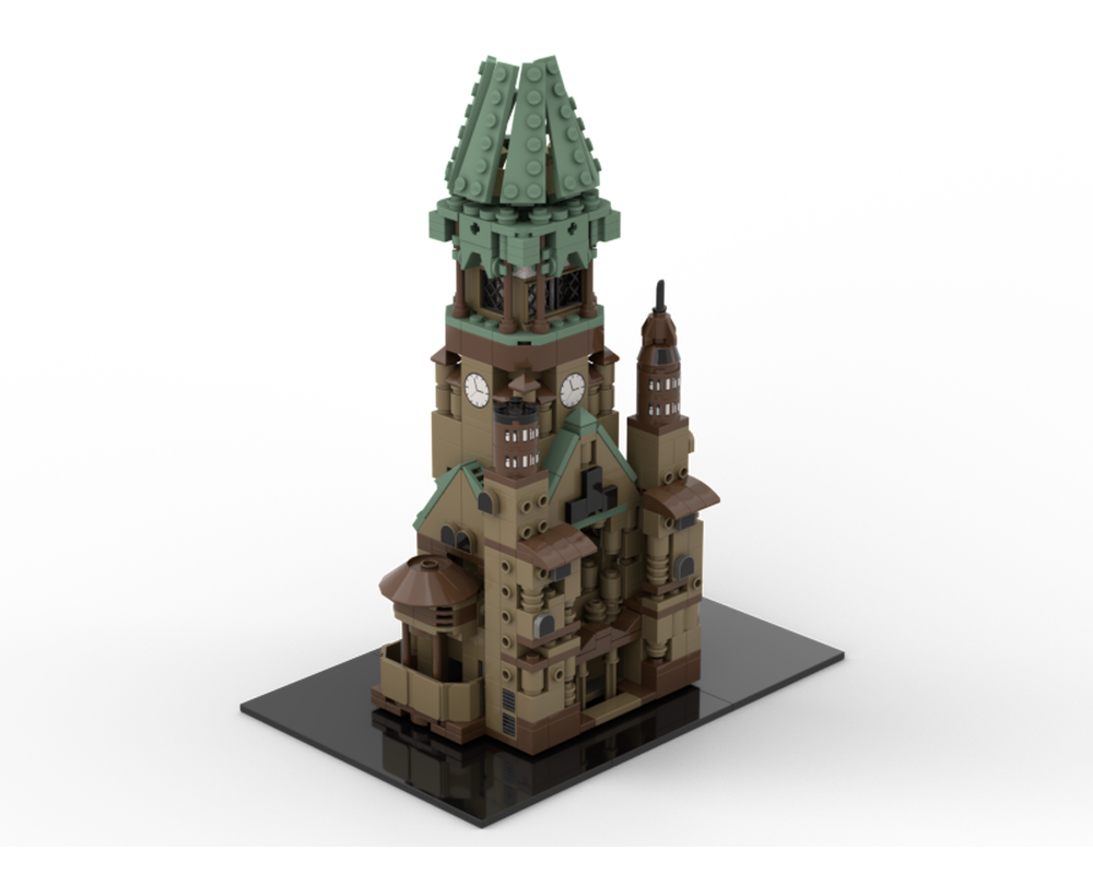 LEGO MOC Kaiser Wilhelm Church 1:300 by Basyboo | Rebrickable - Build ...