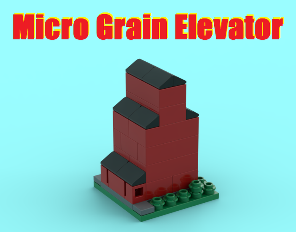 LEGO MOC Mini Grain Elevator by medleyj | Rebrickable - Build with LEGO