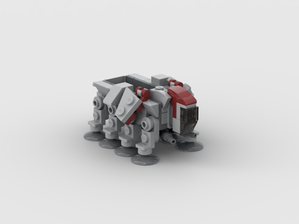 LEGO MOC Micro AT-OT (1:250 scale) by PavKud | Rebrickable - Build with ...