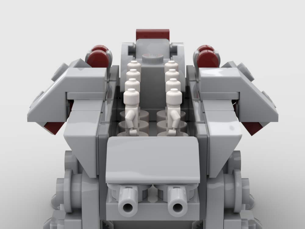LEGO MOC Micro AT-OT (1:250 scale) by PavKud | Rebrickable - Build with ...