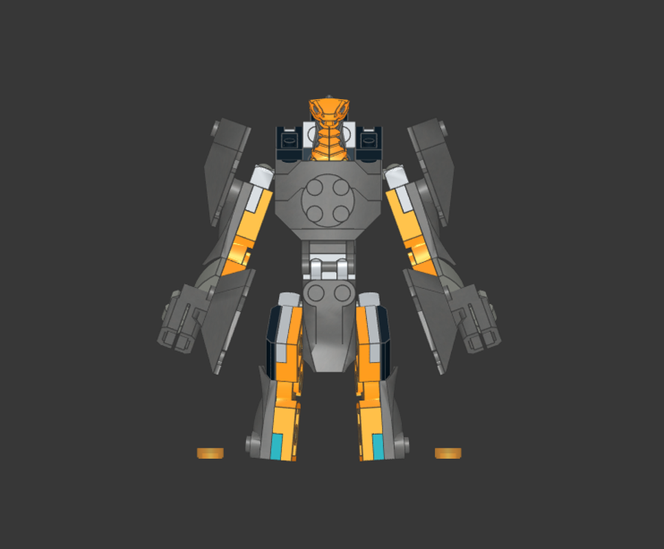 LEGO MOC Snake Warrior Mech by I-like-soup | Rebrickable - Build with LEGO