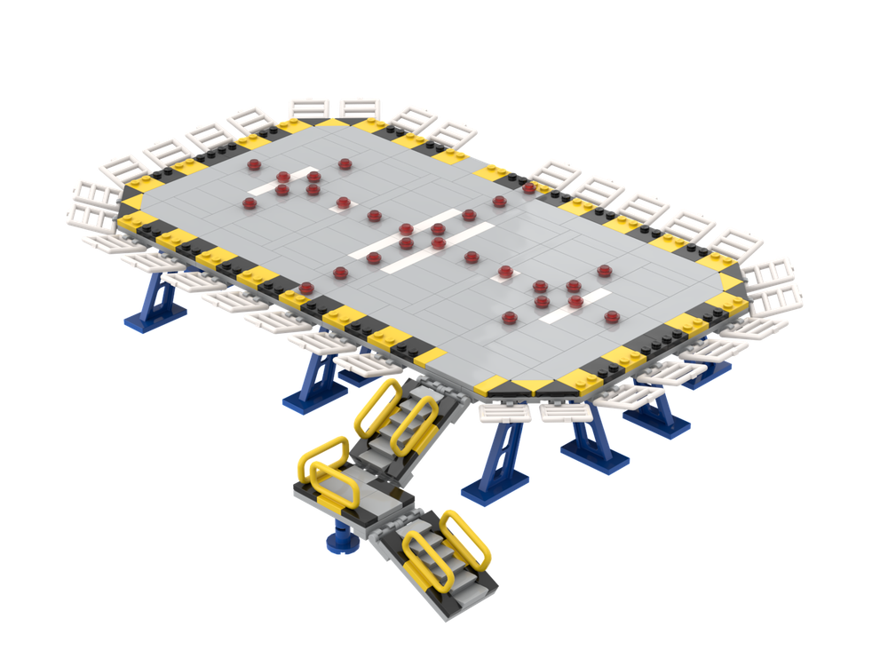LEGO MOC Landing platform by APnForge | Rebrickable - Build with LEGO