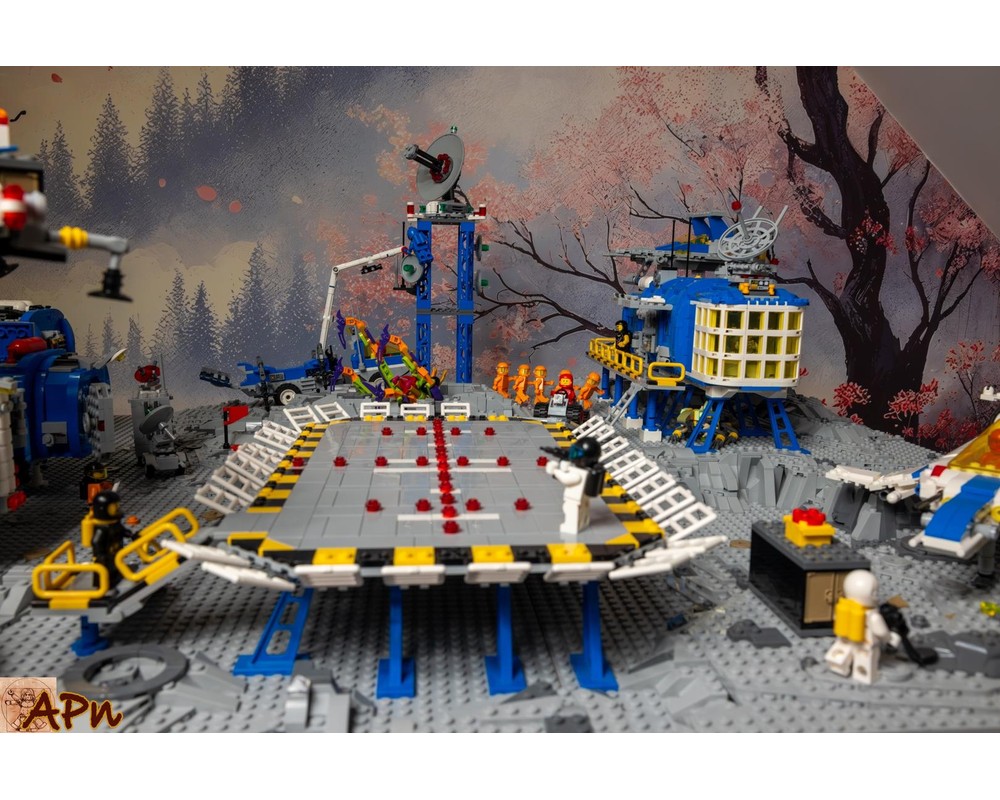 LEGO MOC Landing platform by APnForge | Rebrickable - Build with LEGO