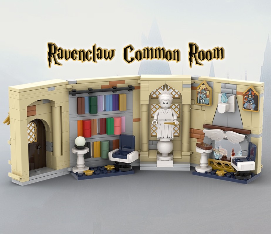 LEGO MOC Raven-claw Common Room by micmacpadwac | Rebrickable - Build ...