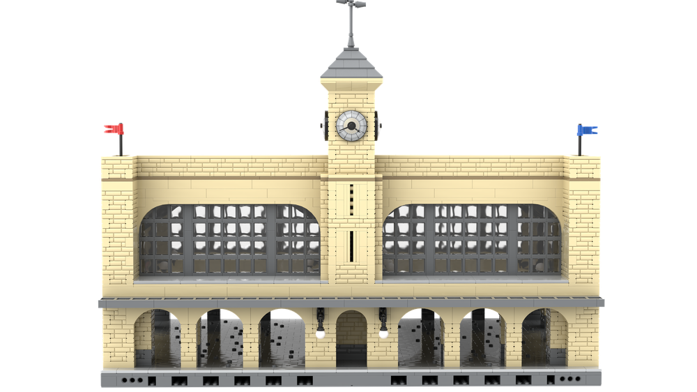 LEGO MOC Kings Cross Station Main Building by brickrhodes | Rebrickable ...