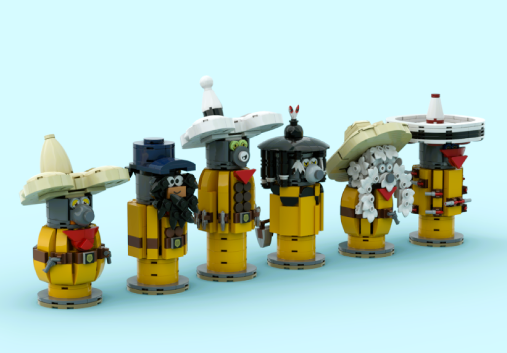LEGO MOC Yosemite Sam's Bullets by TheNydas | Rebrickable - Build with LEGO