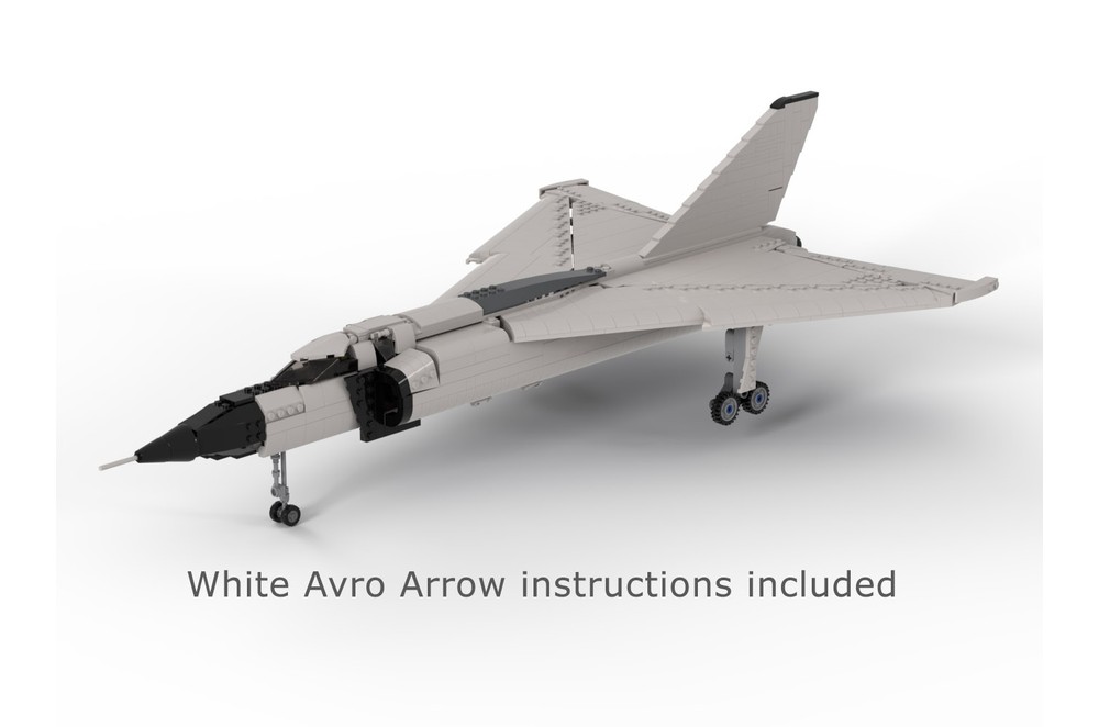 LEGO MOC Avro Arrow CF-105 by Paulmanaitor | Rebrickable - Build with LEGO