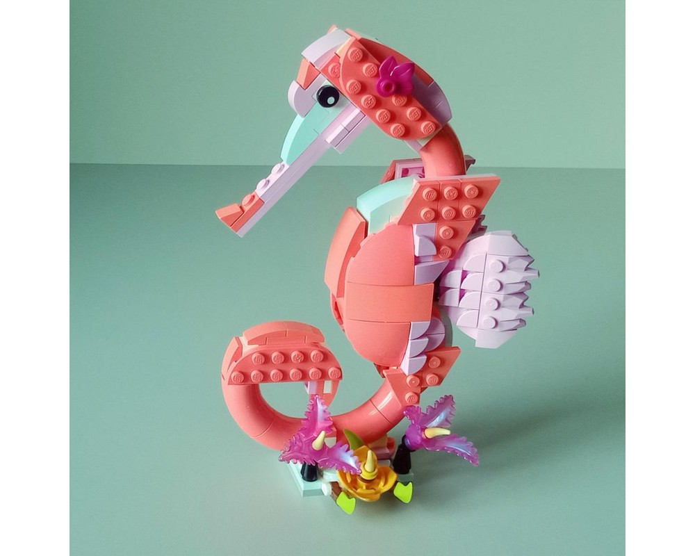 LEGO MOC 31170 Seahorse by Nequmodiva | Rebrickable - Build with LEGO