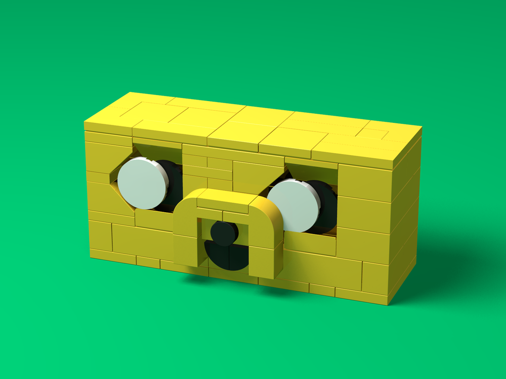 LEGO MOC Jake the Brick (from Adventure Time) by Avocados | Rebrickable ...